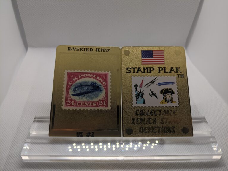 Inverted Jenny - US #2 - Stamp Plak